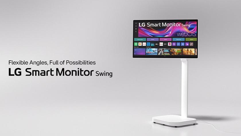LG Smart Monitor Swing: en innovativ skærm med et mobilt stativ